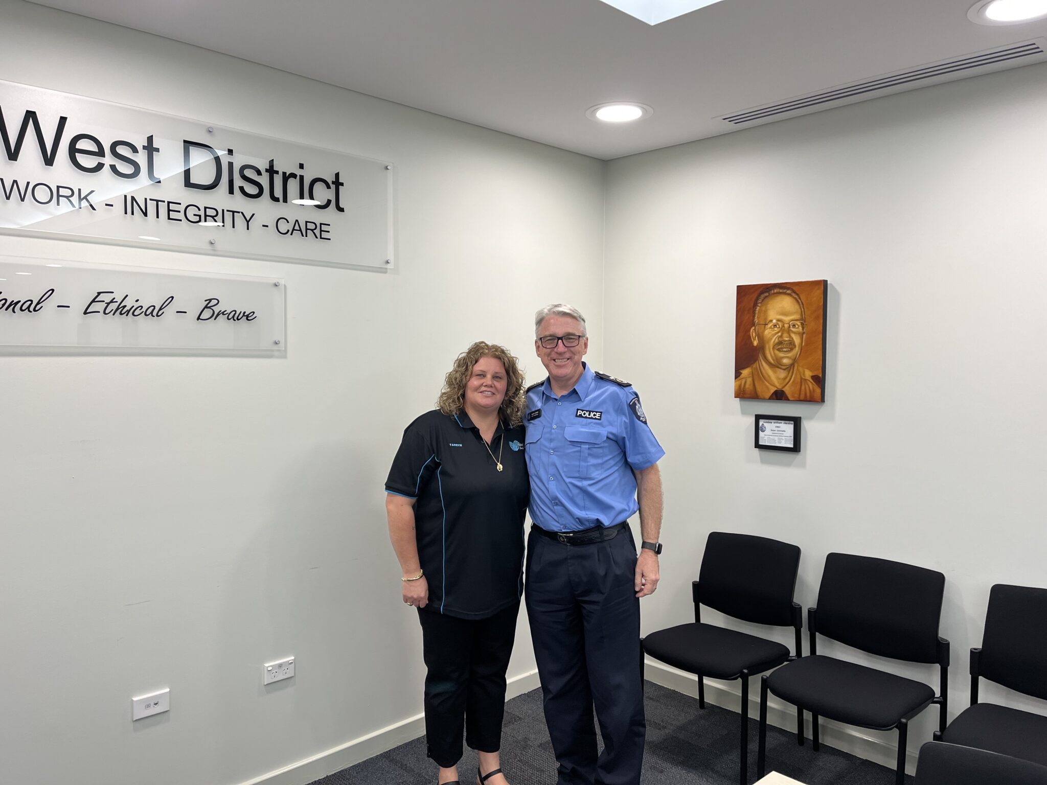 Meeting Deputy Police Commissioner, Allan Adams - Heart Hub South West